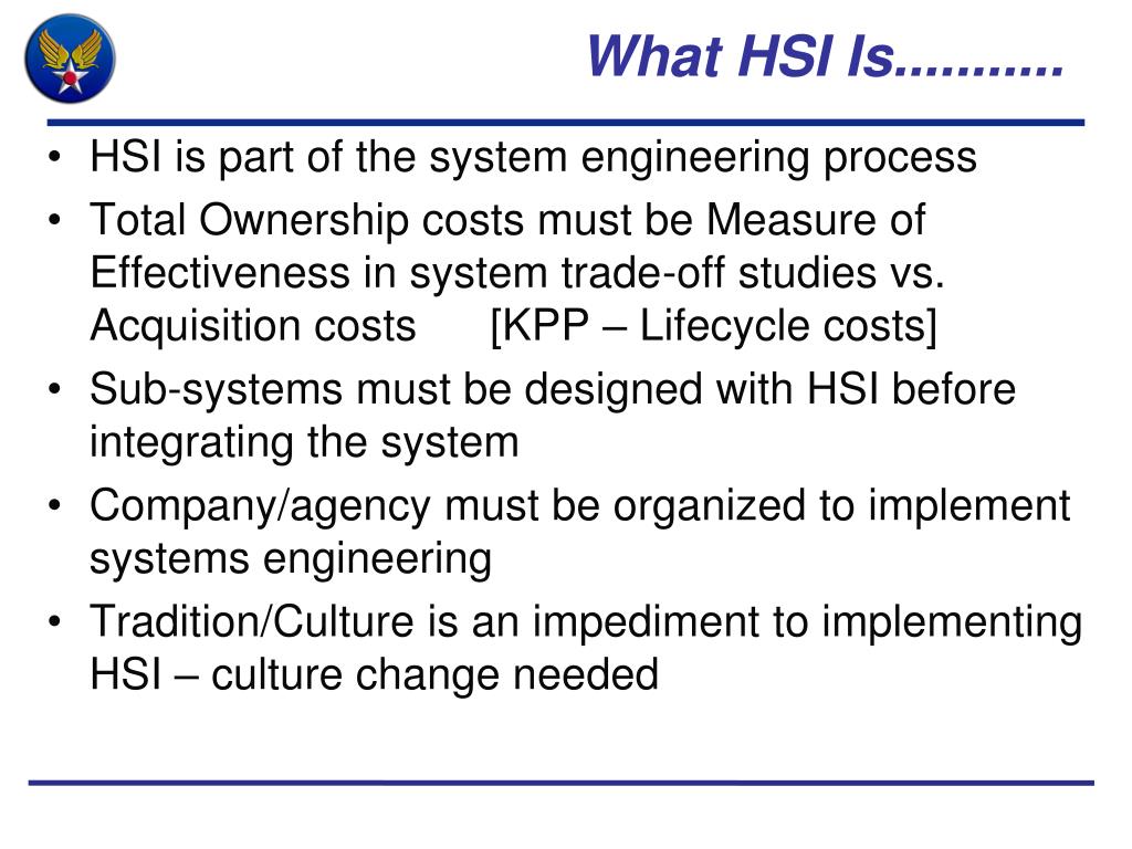 PPT - Human Systems Integration (HSI) Program PowerPoint Presentation ... PPT - Human Systems Integration (HSI) Program PowerPoint Presentation ...