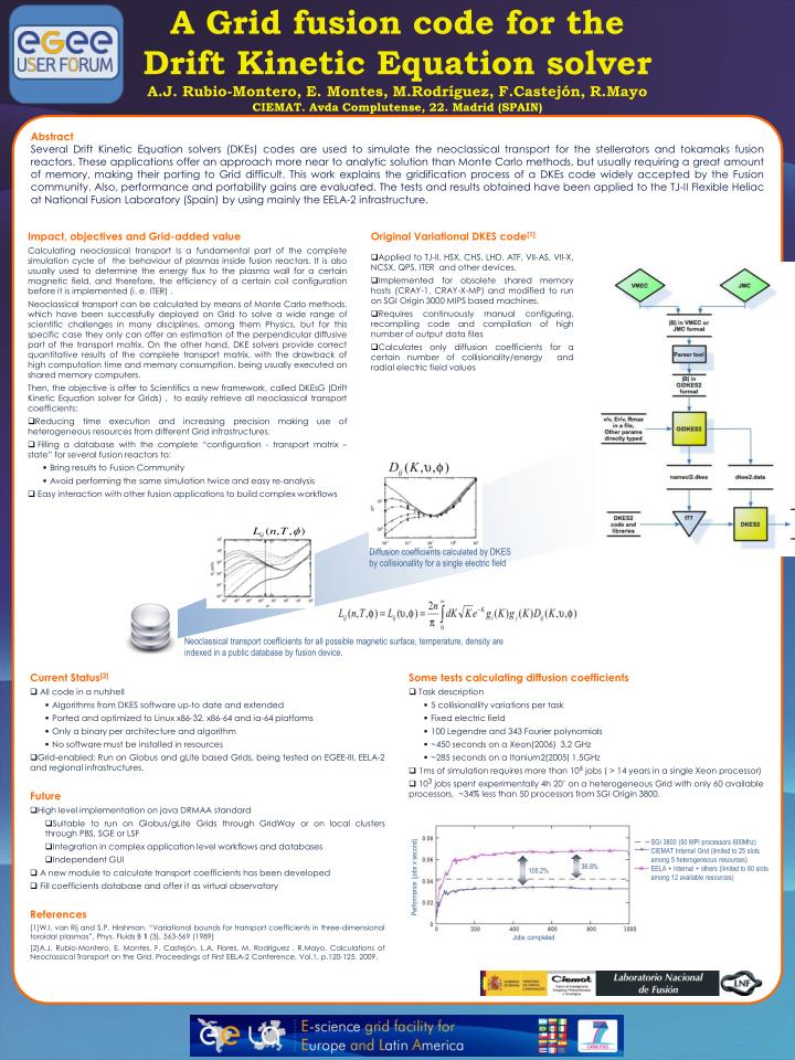 PPT - A Grid fusion code for the Drift Kinetic Equation solver ...