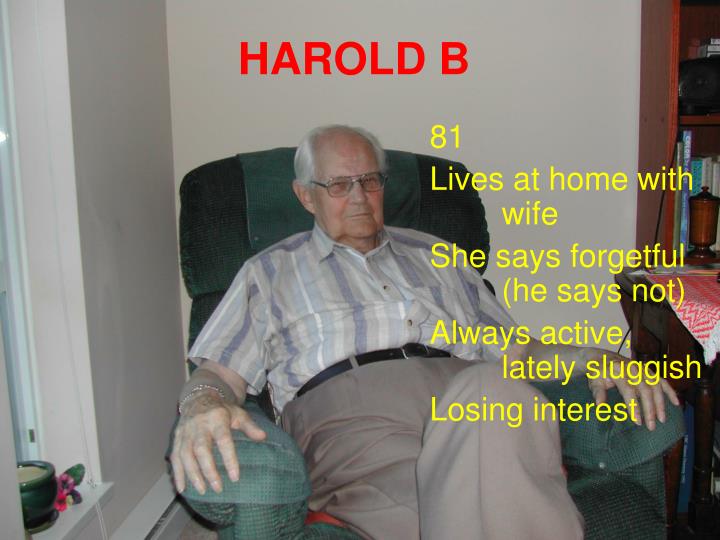 PPT - HAROLD B PowerPoint Presentation, free download - ID:3311610