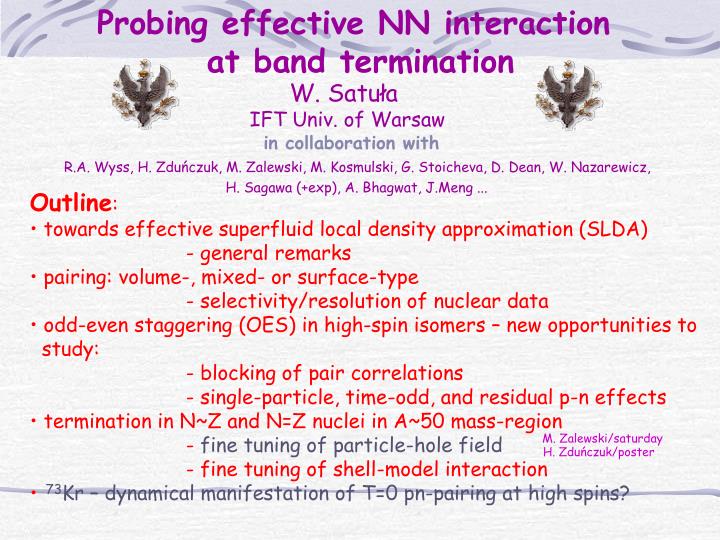 PPT - Outline : towards effective superfluid local density ...