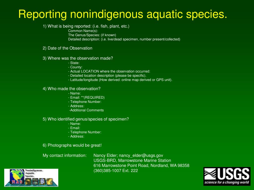 PPT - Pam Fuller U.S. Geological Survey Gainesville, FL Nancy Elder U.S ...