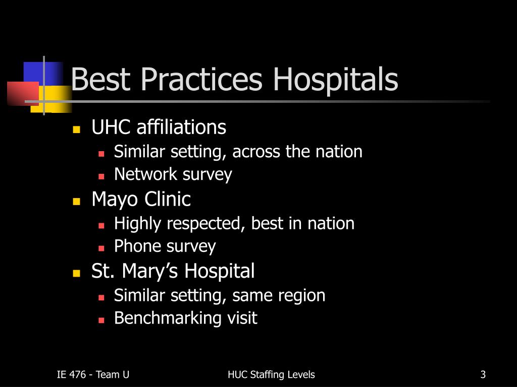 PPT - HUC Staffing Levels UW-Hospital and Clinics Best Practices ...