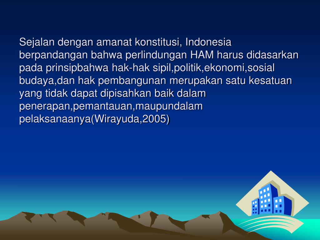 PPT - HAM di INDONESIA : PERMASALAHAN dan PENEGAKANNYA PowerPoint ...