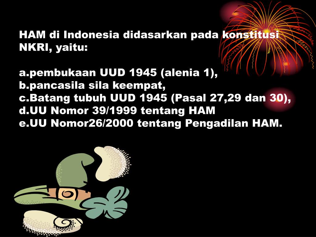 PPT - HAM di INDONESIA : PERMASALAHAN dan PENEGAKANNYA PowerPoint ...