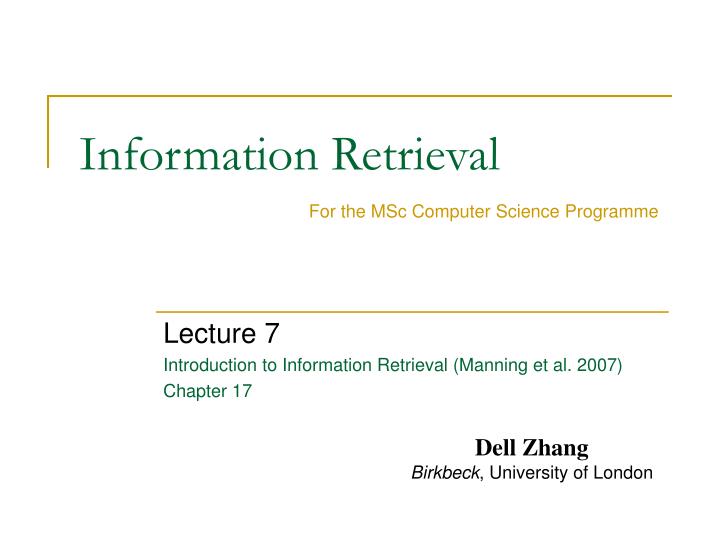 PPT - Information Retrieval PowerPoint Presentation, free download - ID ... PPT - Information Retrieval PowerPoint Presentation, free download - ID ...