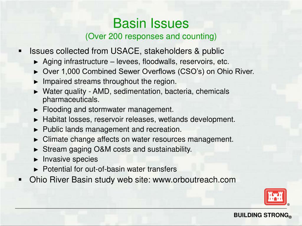 PPT - Watershed Planning Initiatives Ohio River Basin Comprehensive ...
