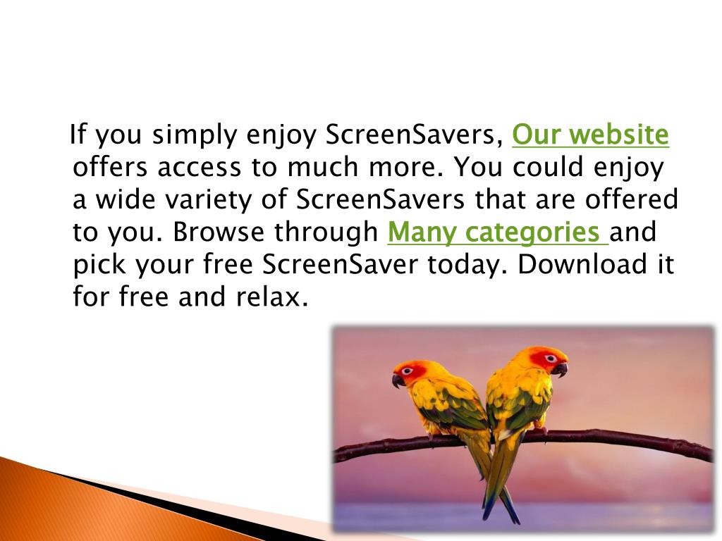 PPT - Download Screensavers PowerPoint Presentation, free download - ID ...