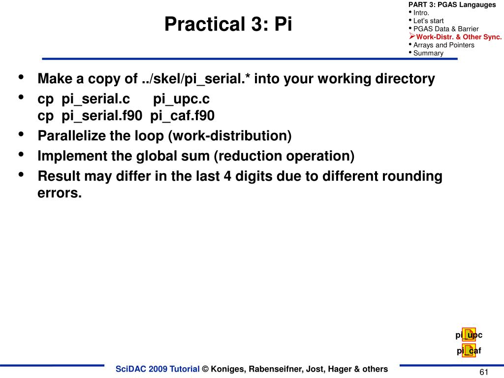 Ppt Programming Models And Languages For Clusters Of Multi Core Nodes Part 3 Pgas Languages