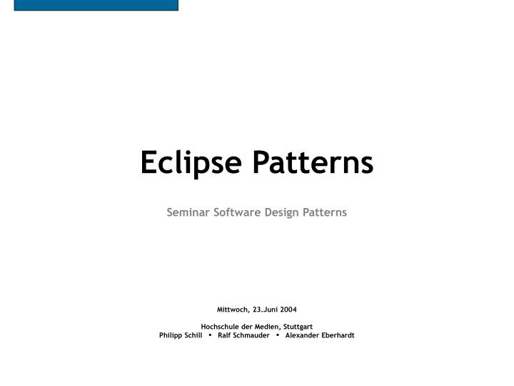 PPT - Eclipse Patterns PowerPoint Presentation, free download - ID:3315933