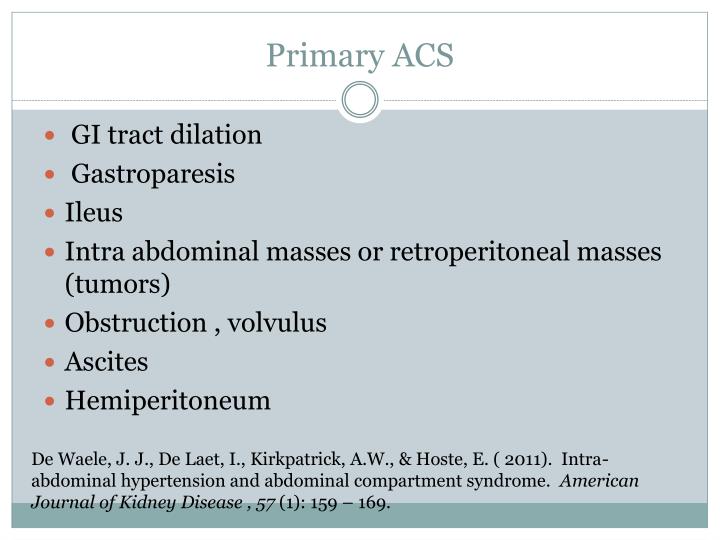 PPT - Abdominal Compartment Syndrome PowerPoint Presentation - ID:3316849