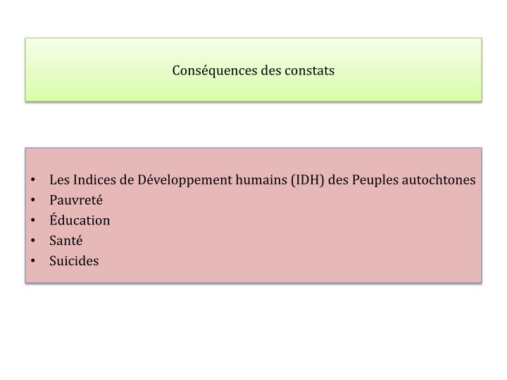 PPT - Conséquences des constats PowerPoint Presentation, free download ...