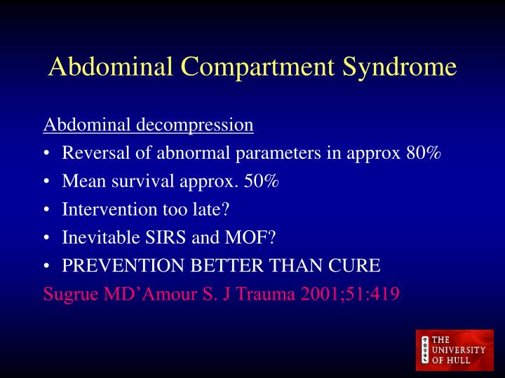 PPT - Abdominal Compartment Syndrome PowerPoint Presentation - ID:3317158