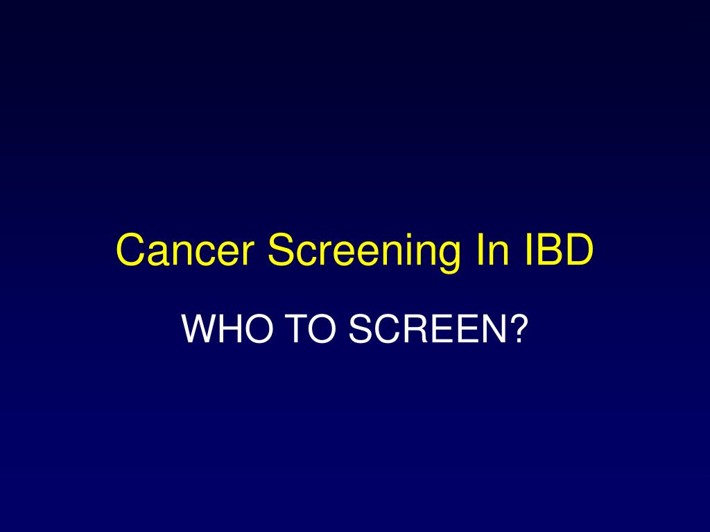 PPT - Controversies Regarding Cancer Surveillance in IBD PowerPoint ...