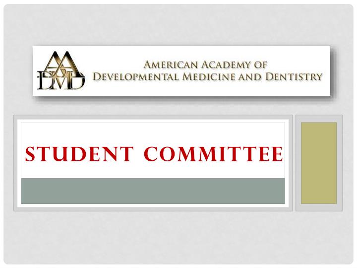 PPT - STUDENT COMMITTEE PowerPoint Presentation, free download - ID:3317210