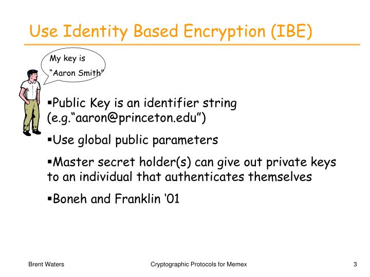 PPT - Fuzzy Identity Based Encryption PowerPoint Presentation - ID:3317410