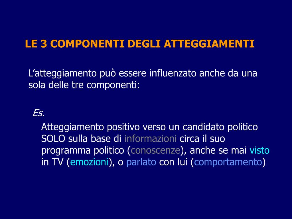PPT - Che cosa sono gli atteggiamenti PowerPoint Presentation, free download - ID:3317529