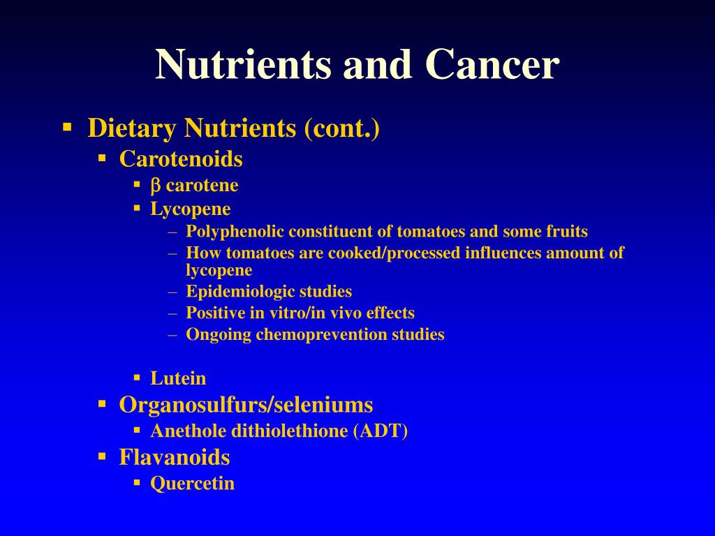 PPT - Chemoprevention of Cancer: An Update PowerPoint Presentation ...