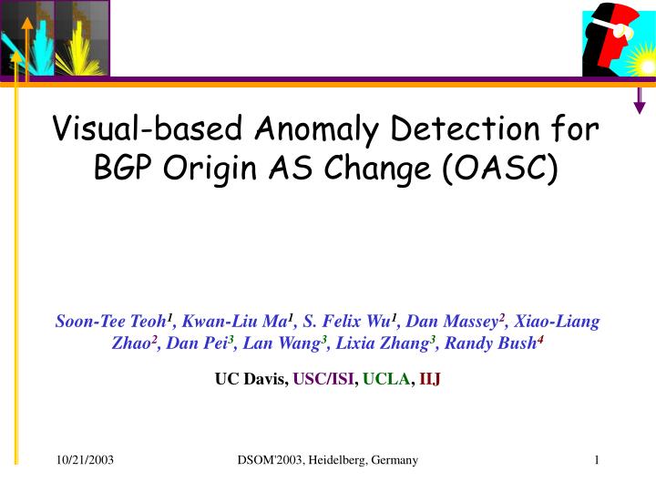 PPT - Visual-based Anomaly Detection for BGP Origin AS Change (OASC ... PPT - Visual-based Anomaly Detection for BGP Origin AS Change (OASC ...