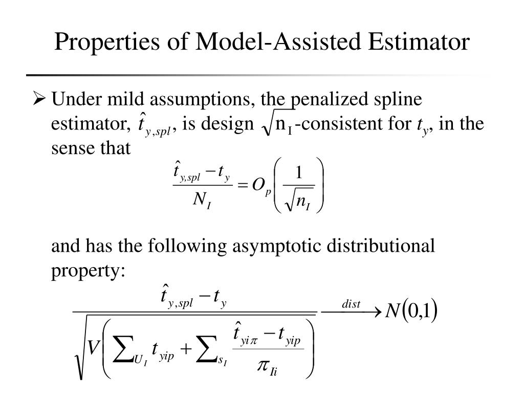 Ppt Nonparametric Model Assisted Estimation For A Two Stage Sampling