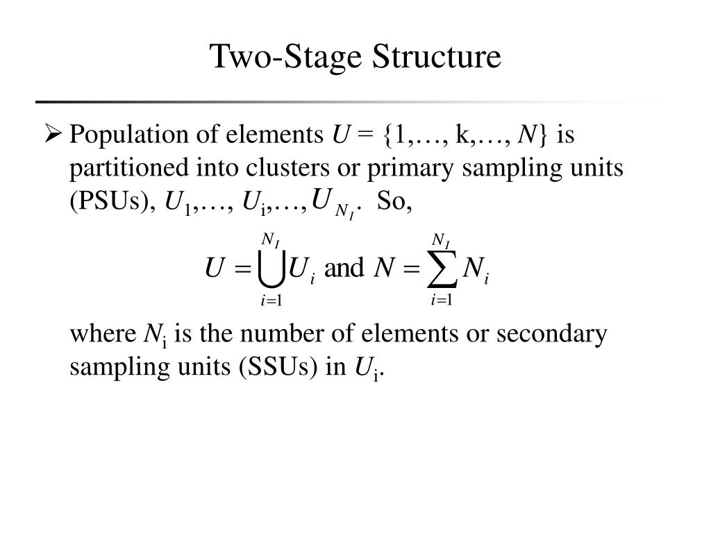 Ppt Nonparametric Model Assisted Estimation For A Two Stage Sampling