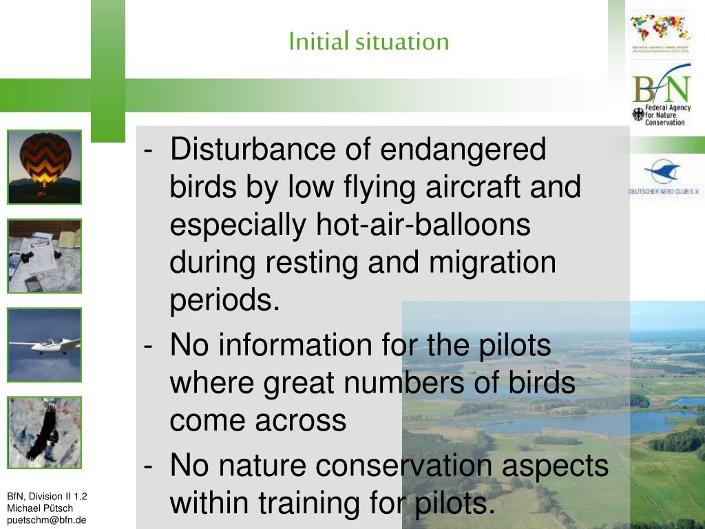PPT - Aviation meets Nature New communicational concepts in nature ...