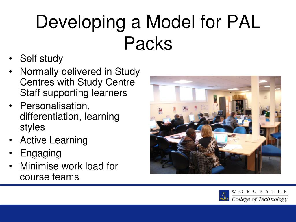 PPT - PAL Packs Peter Kilcoyne ILT Director Worcester College of ...