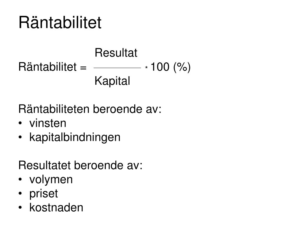 PPT - Årsredovisning och bokföring. Räkenskapsanalys PowerPoint ...