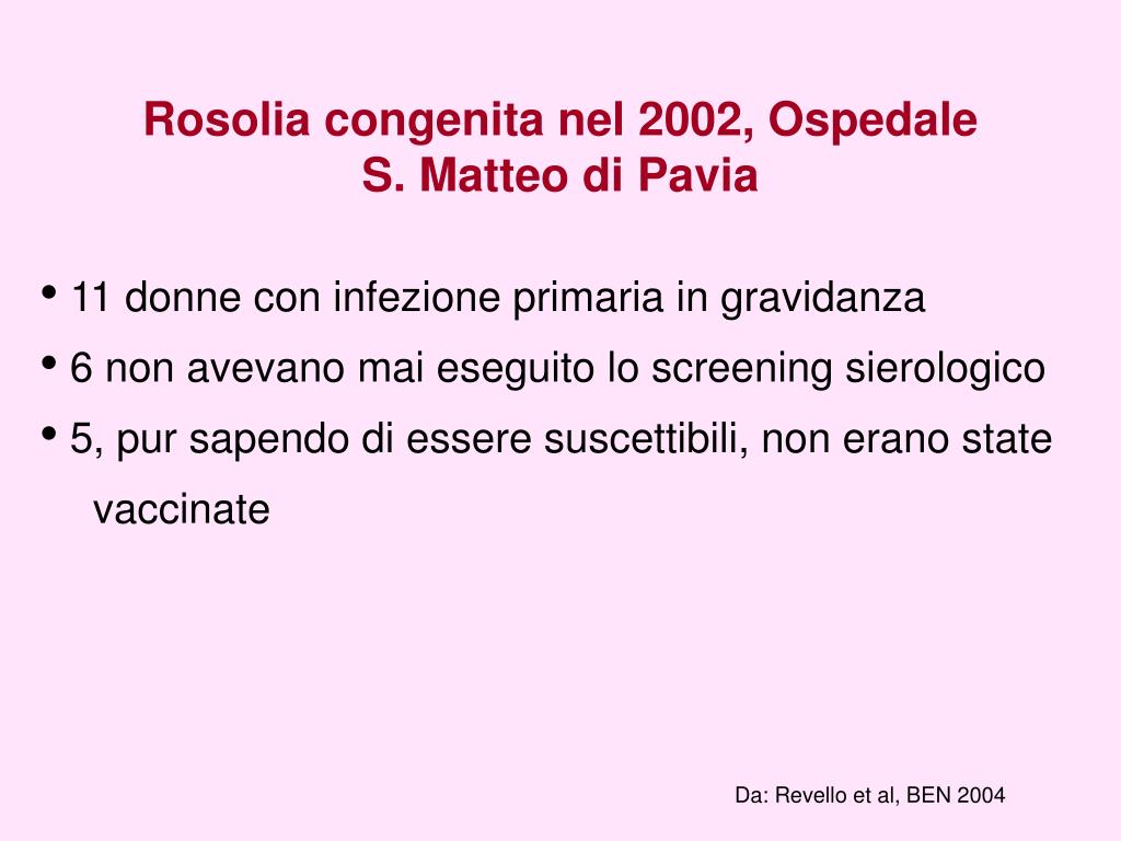 PPT - Epidemiologia della rosolia e della rosolia congenita PowerPoint ...