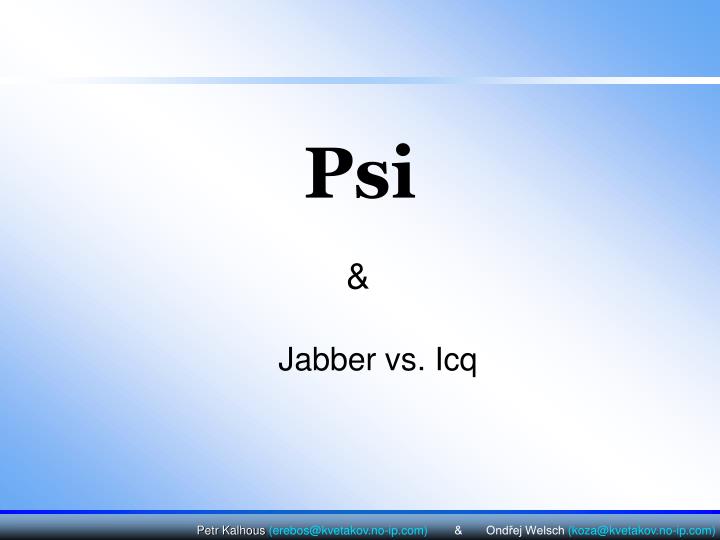 PPT - Psi PowerPoint Presentation, free download - ID:3319620