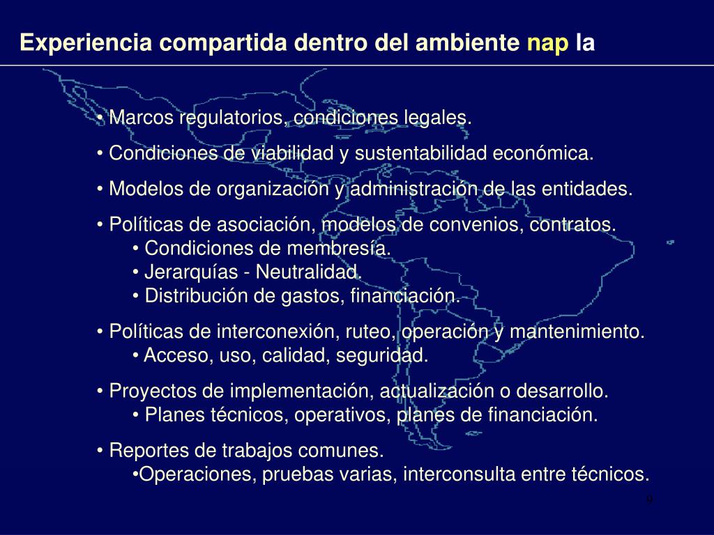 PPT - Topical session 8 Iniciativas regionales hacia la integración de ...