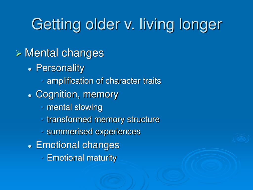 PPT - Geriatric psychiatry „Old age” psychiatry PowerPoint Presentation ...