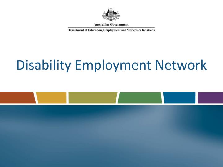 PPT - Disability Employment Network PowerPoint Presentation, free ...