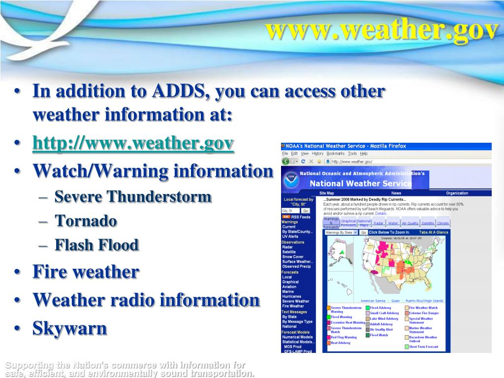 PPT - National Weather Service Aviation Weather Center PowerPoint ...