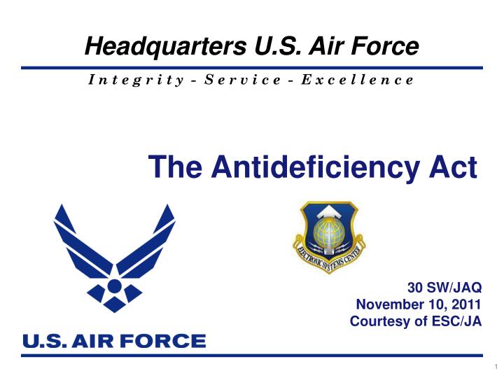 PPT - The Antideficiency Act PowerPoint Presentation, free download ...
