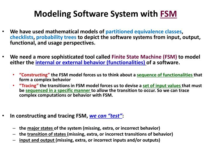 PPT - Modeling Software System with FSM PowerPoint Presentation, free ...