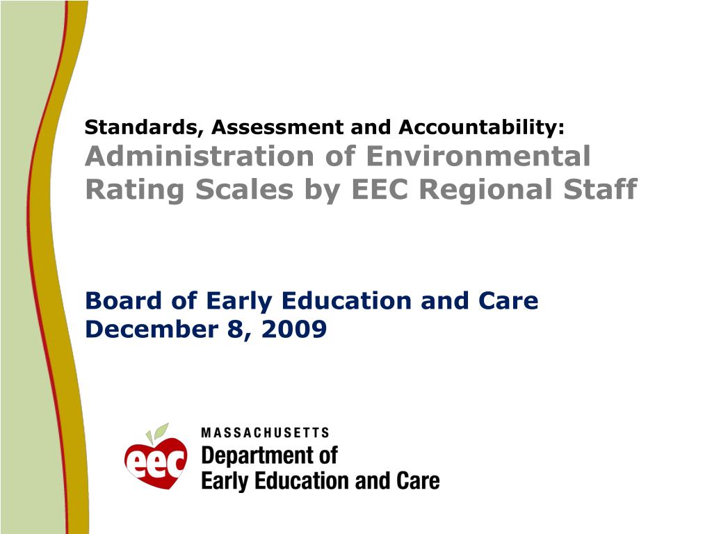 PPT - Early Education and Care System Components: Training EEC Staff on ...