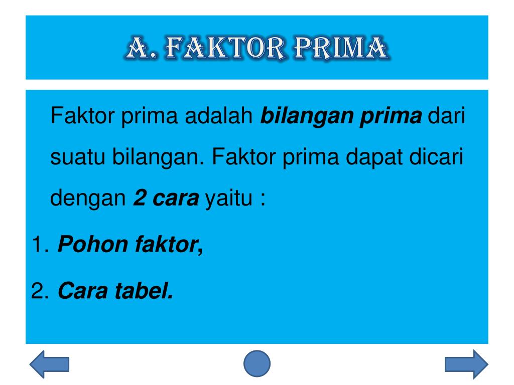 PPT - WROKSHOP MATEMATIKA Kpk dan fpb PowerPoint Presentation, free ...