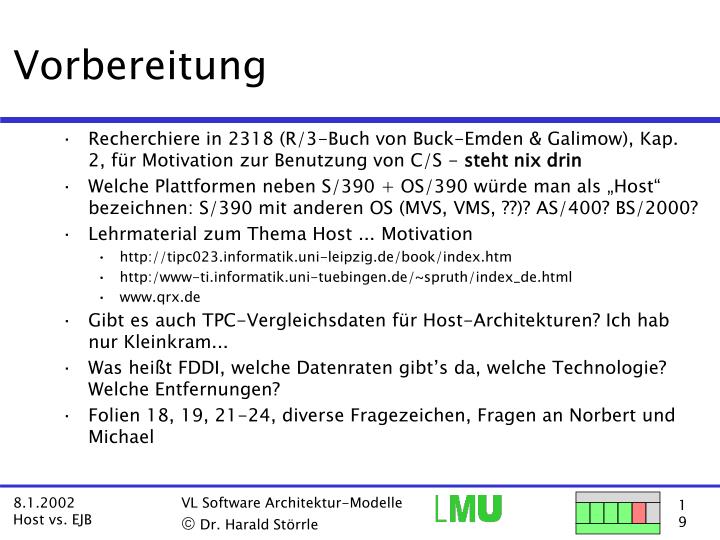 PPT - Vorbereitung PowerPoint Presentation, free download - ID:3321449