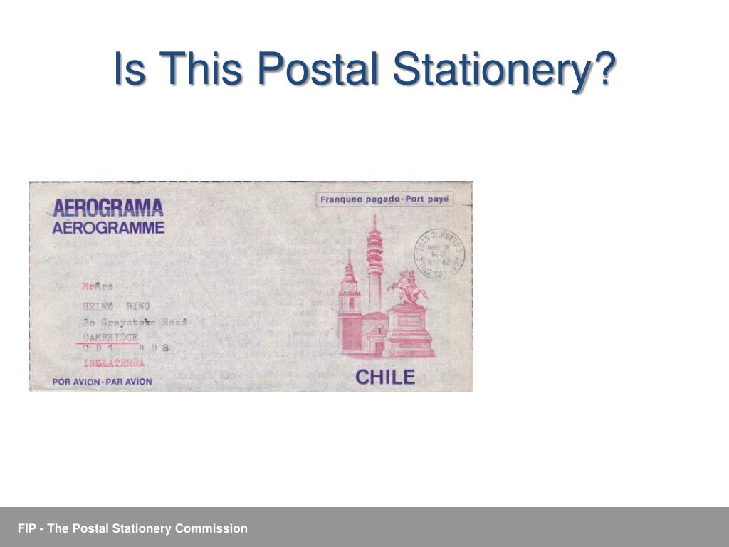 PPT - Exhibiting and Judging Postal Stationery PowerPoint Presentation ...