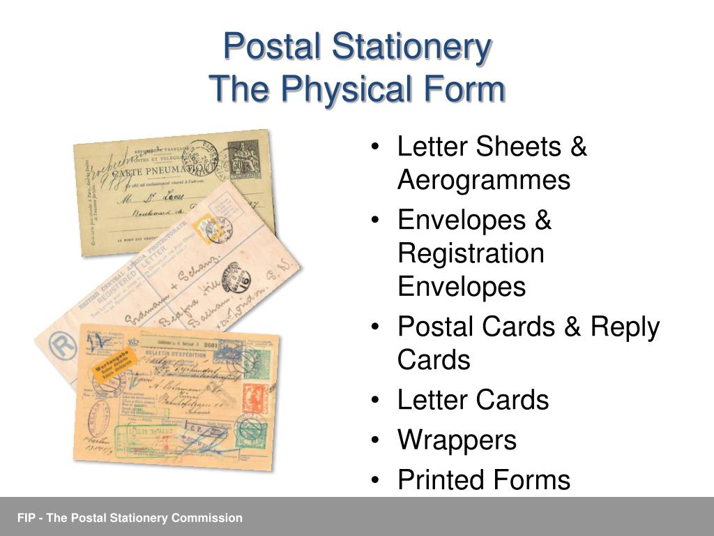 PPT - Exhibiting and Judging Postal Stationery PowerPoint Presentation ...