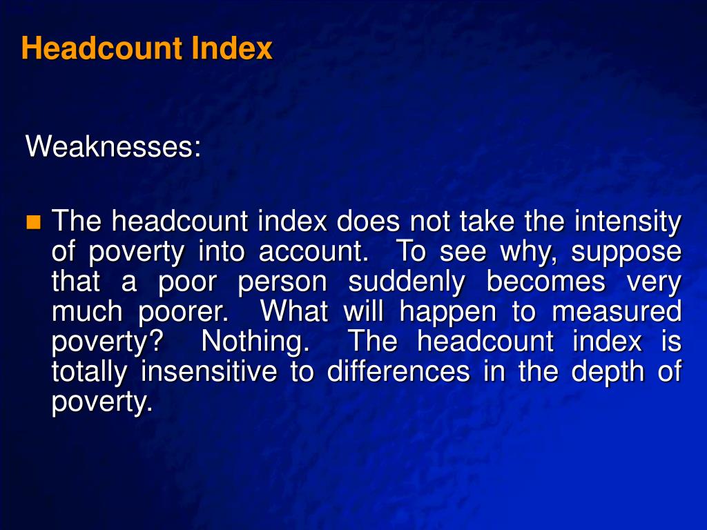 PPT - Poverty Measures Celia M. Reyes Introduction to Poverty Analysis ...