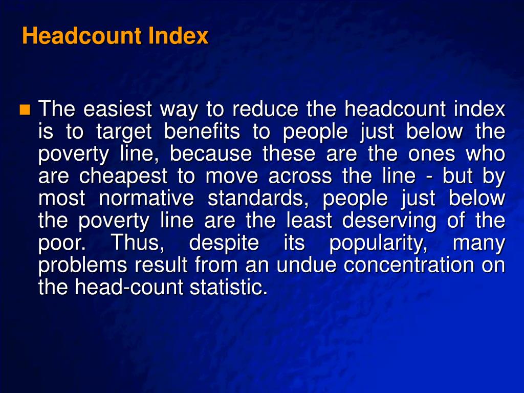 PPT - Poverty Measures Celia M. Reyes Introduction to Poverty Analysis ...