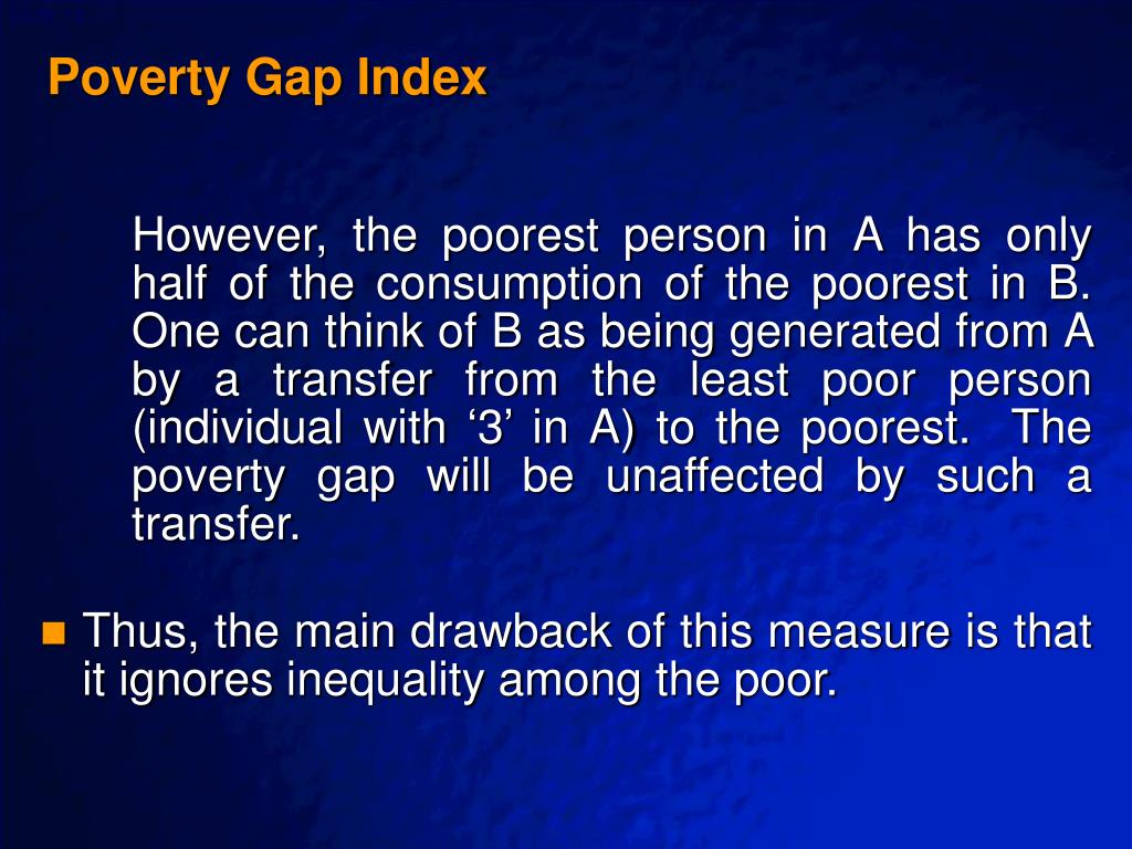 PPT - Poverty Measures Celia M. Reyes Introduction to Poverty Analysis ...