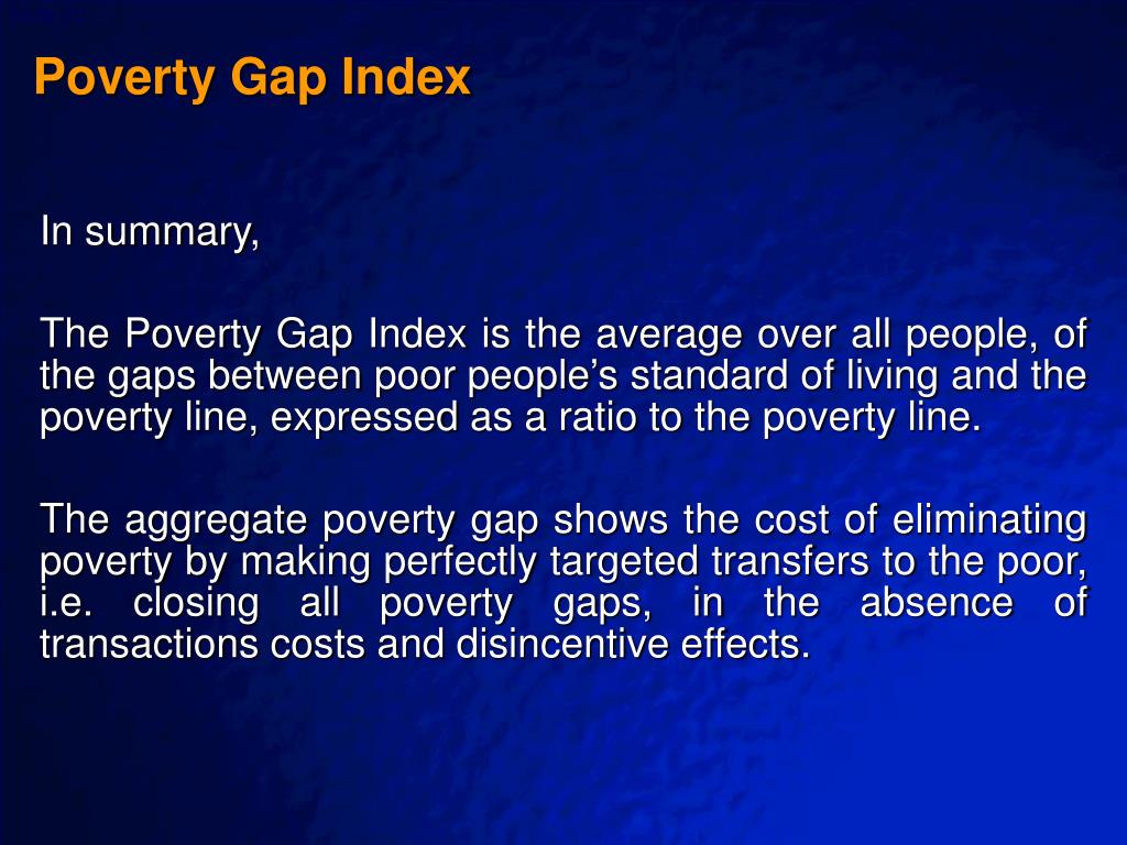 PPT - Poverty Measures Celia M. Reyes Introduction to Poverty Analysis ...