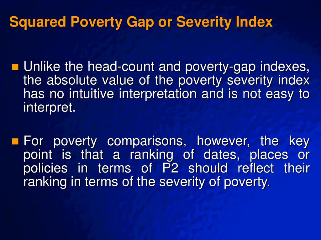 PPT - Poverty Measures Celia M. Reyes Introduction to Poverty Analysis ...