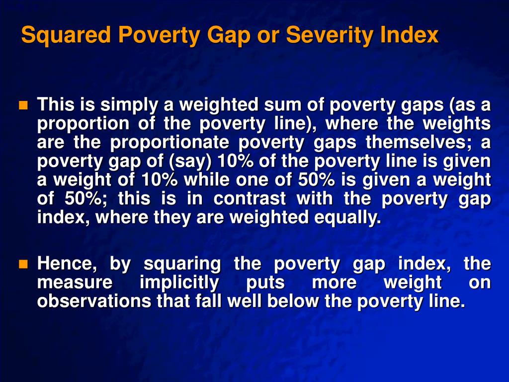 PPT - Poverty Measures Celia M. Reyes Introduction to Poverty Analysis ...