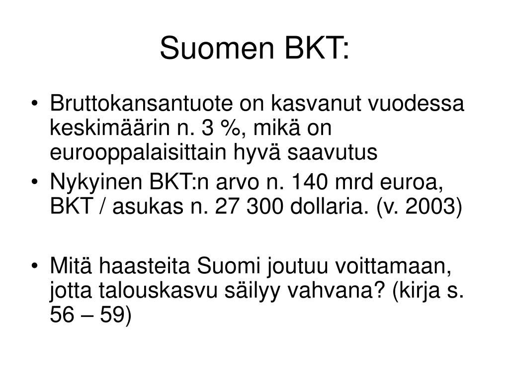 PPT - Kansantalouden tilinpito PowerPoint Presentation, free download ...