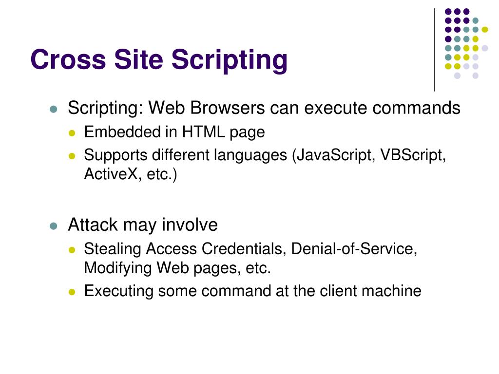 PPT - SQL Injection Cross-Site Scripting PowerPoint Presentation, free ... PPT - SQL Injection Cross-Site Scripting PowerPoint Presentation, free ...