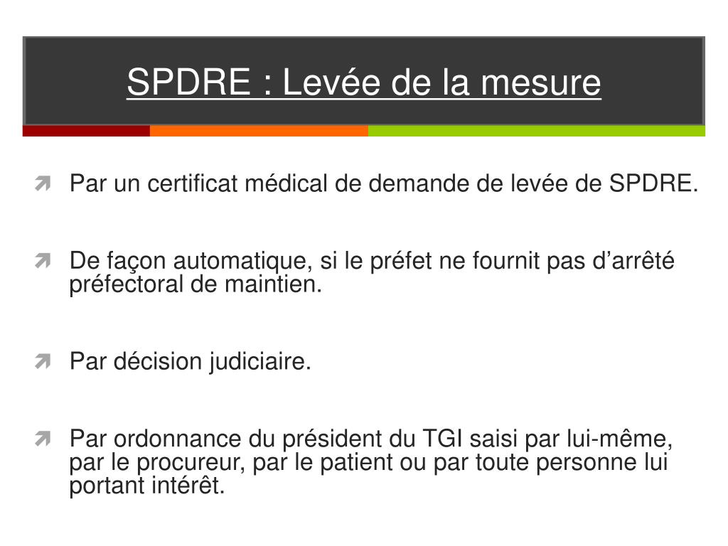 PPT - Les différentes mesures d’hospitalisation: Loi du 5 juillet 2011 ...