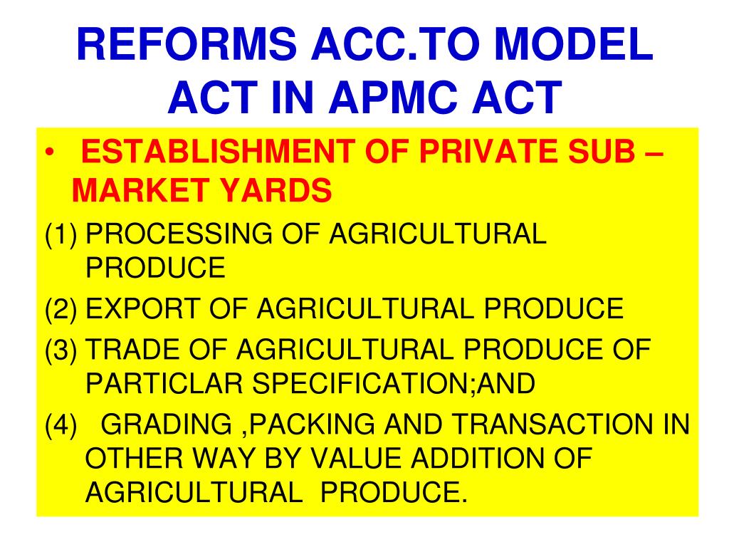 PPT - National Conference on Agriculture Marketing - Development and ...